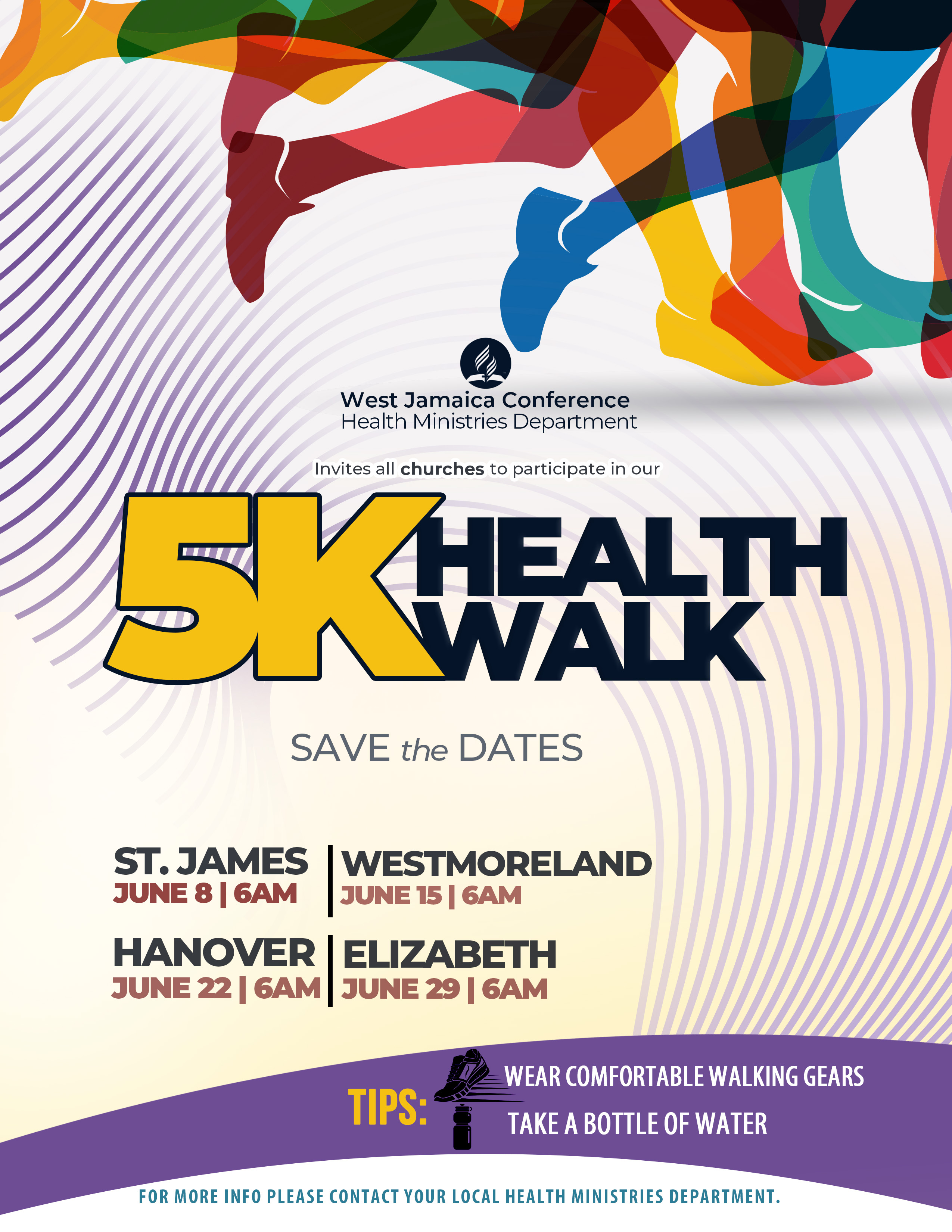 West Jamaica Conference of Seventh-day Adventists :: 5k Health Walk 2025