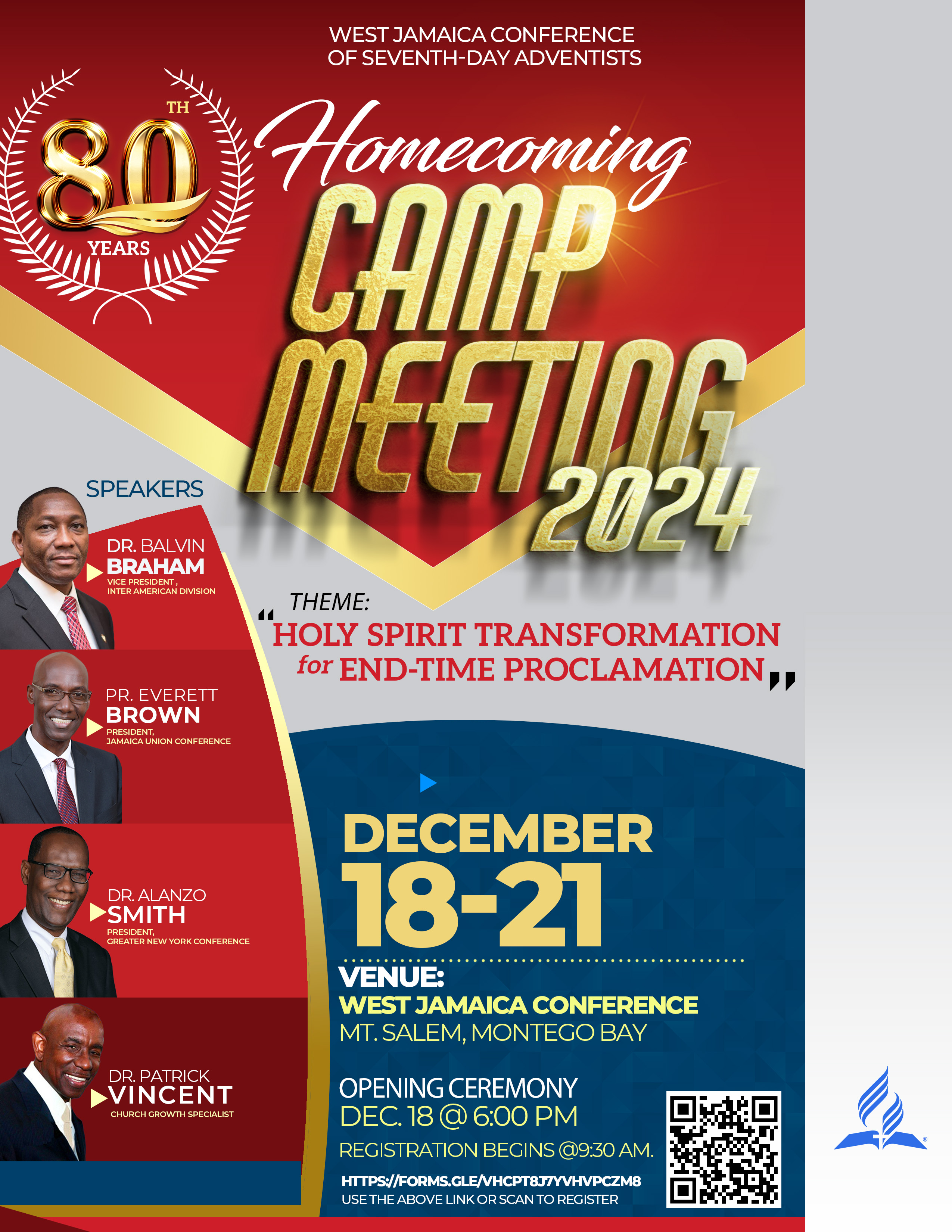 West Jamaica Conference of Seventh-day Adventists :: Camp Meeting 2024